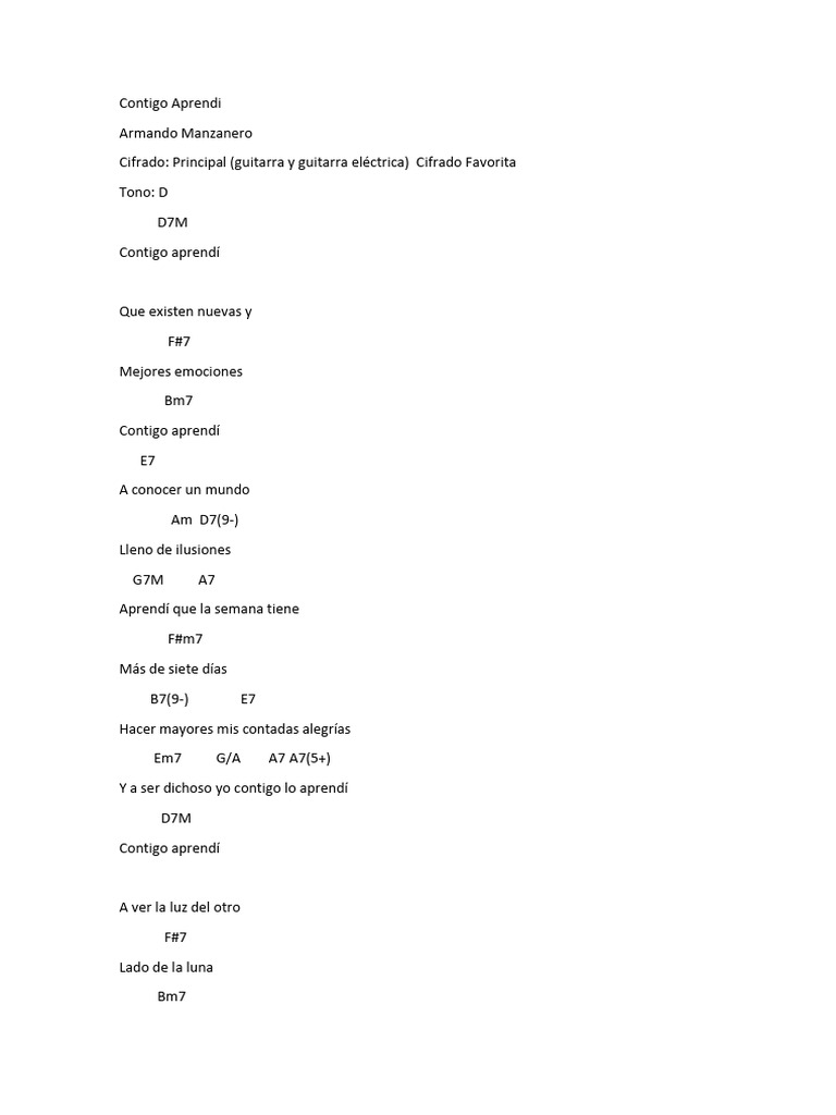 Contigo Aprendi Pdf Pdf