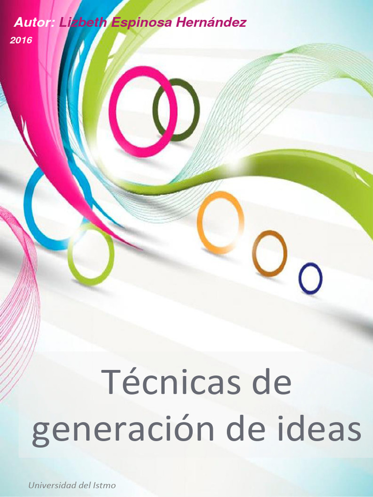 Tecnicas de Generacion de Ideas 1 | Descargar gratis PDF | Dibujo | Lluvia de ideas