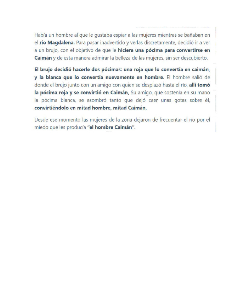 Hombre Caimán | PDF