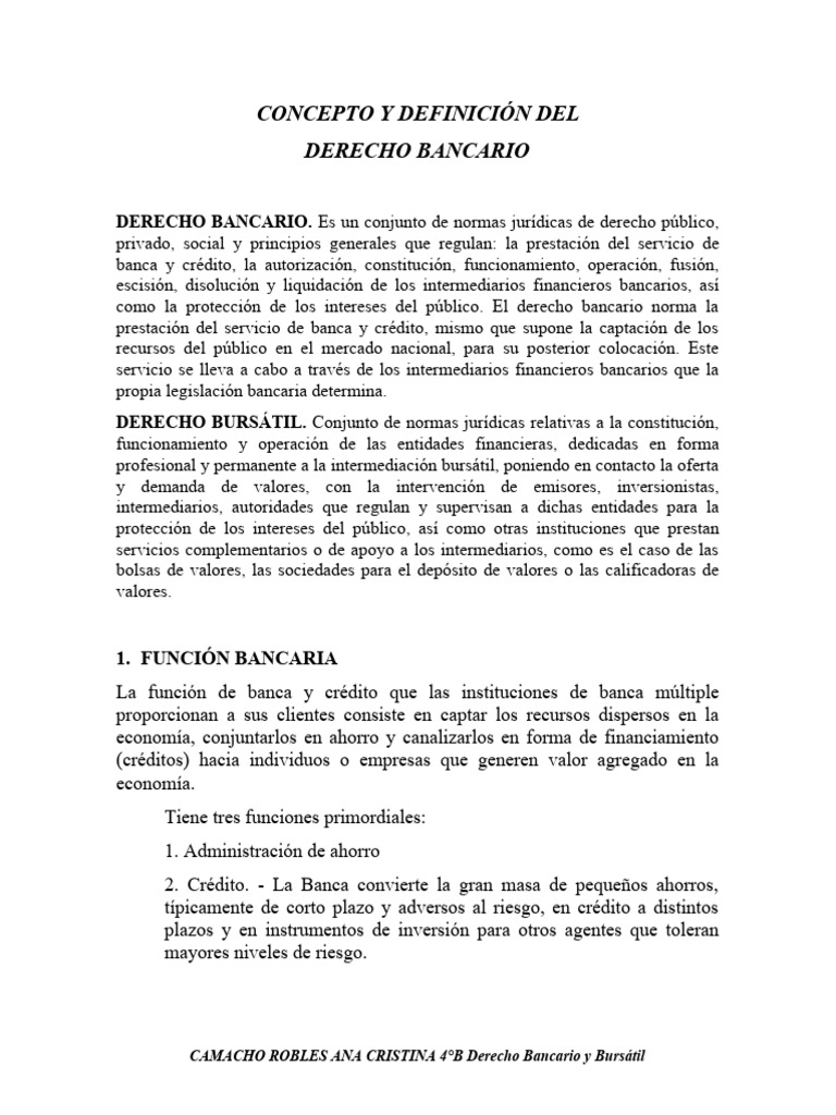 Derecho Bancario Glosario | PDF | Bancos | Bolsa