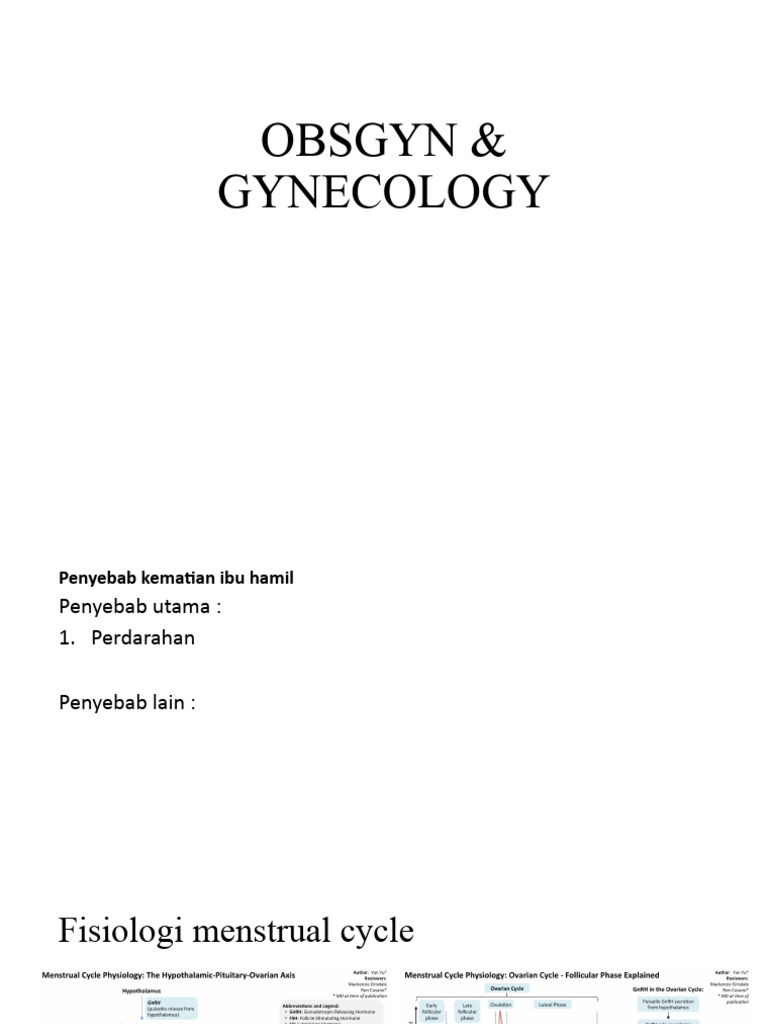Obsgyn & Gynecology | PDF