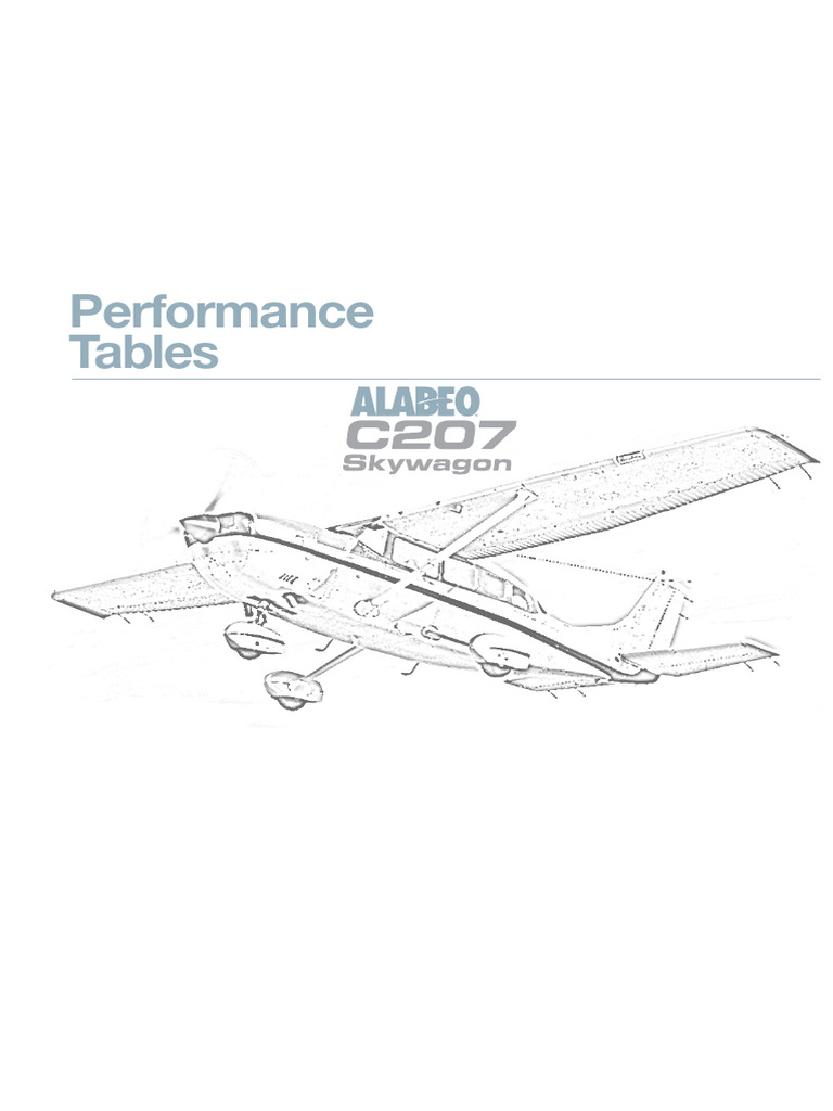 C207 Performance Tables | PDF