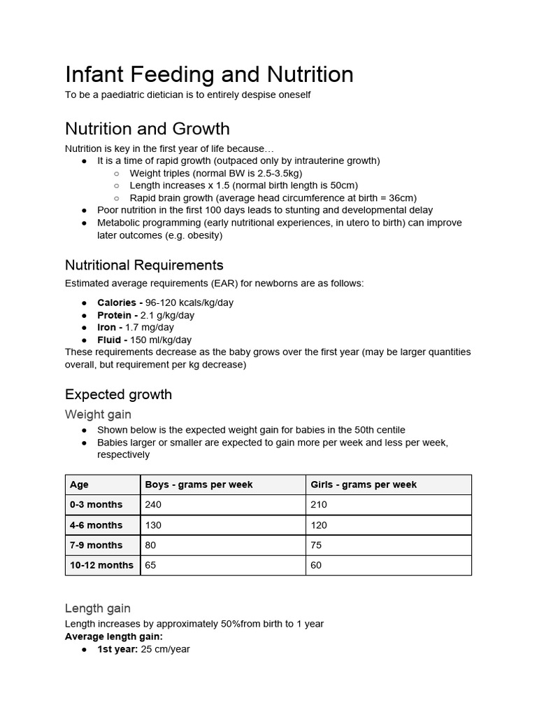 Infant Feeding and Nutrition | PDF | Breast Milk | Breastfeeding