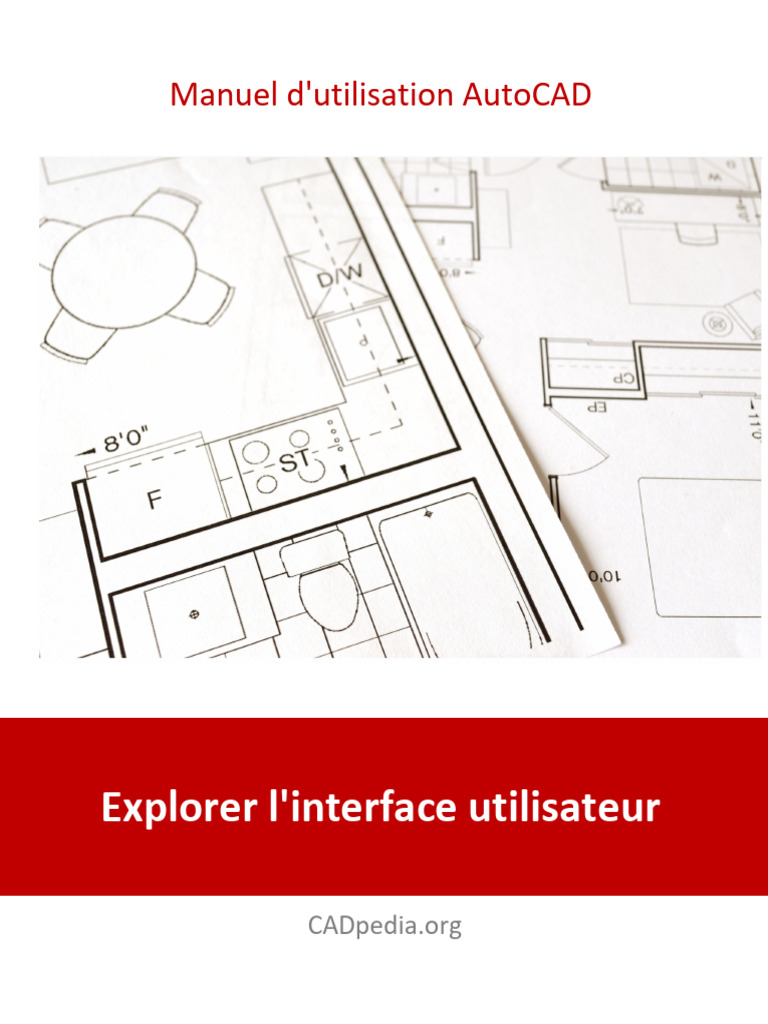 Manuel d'utilisation d'AutoCAD | PDF | AutoCAD | Interface graphique