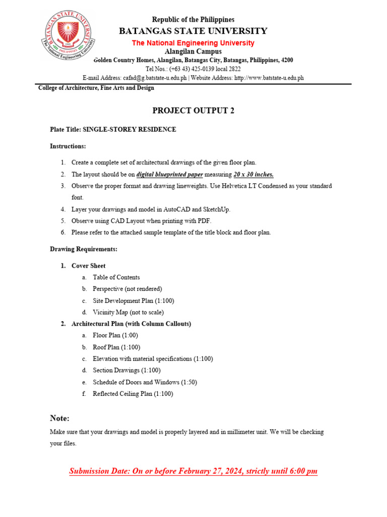 Project Output 2 Instructions | PDF