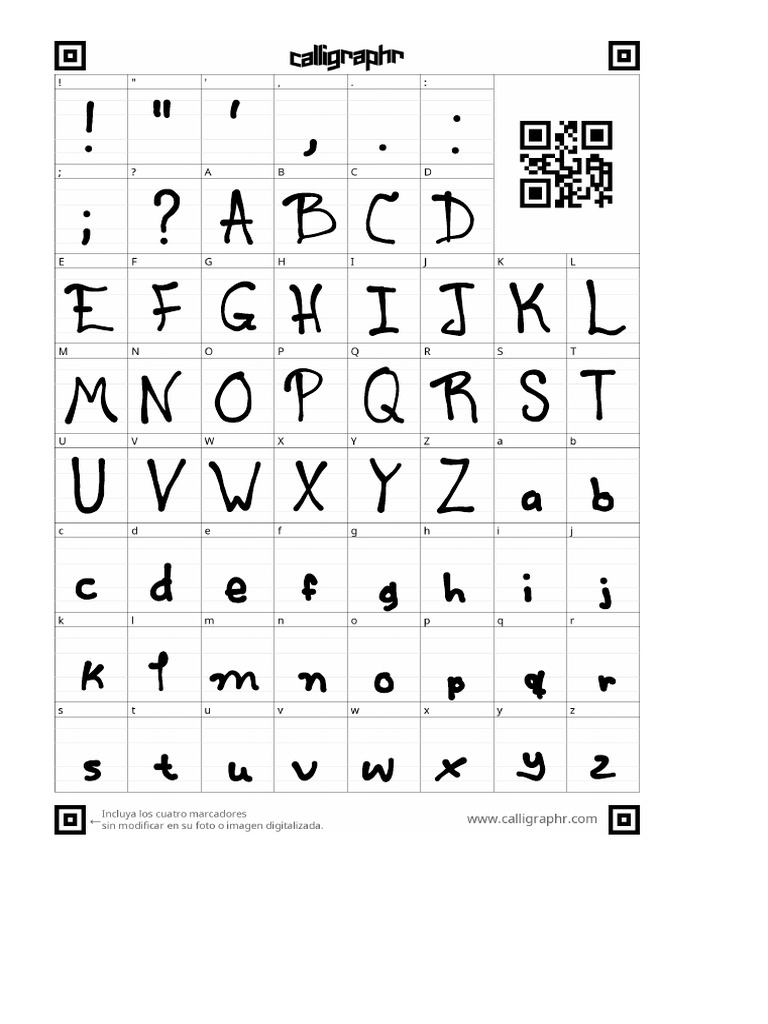 Calligraphr-Template | PDF