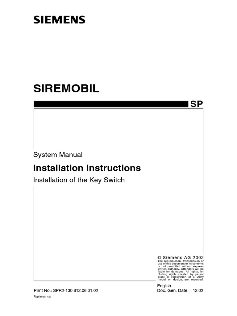 spr2-130 812 06 01 02 | PDF | Switch | Electrical Connector