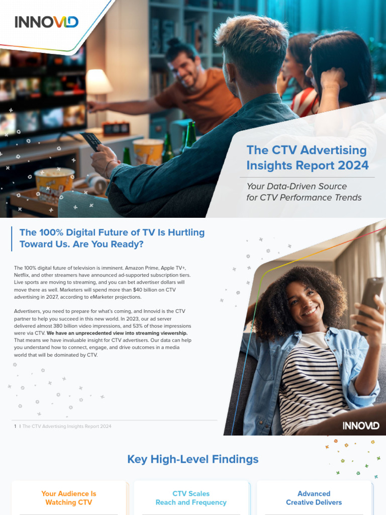 2024 CTV Advertising Insights Report | PDF | Advertising | Online Advertising