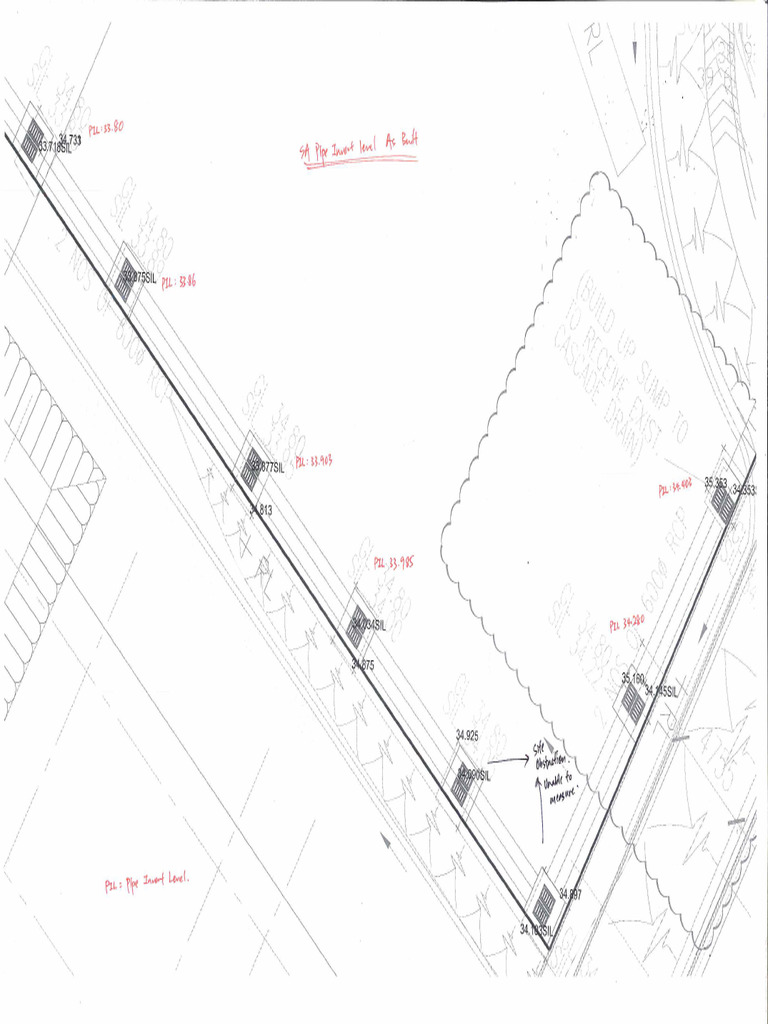 Double RCP Pipe Invert Level As Built 28042024 | PDF