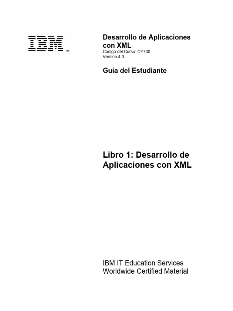 Libro 1 Xml Corregido Stc Descargar Gratis Pdf Xml Lenguaje De Marcado