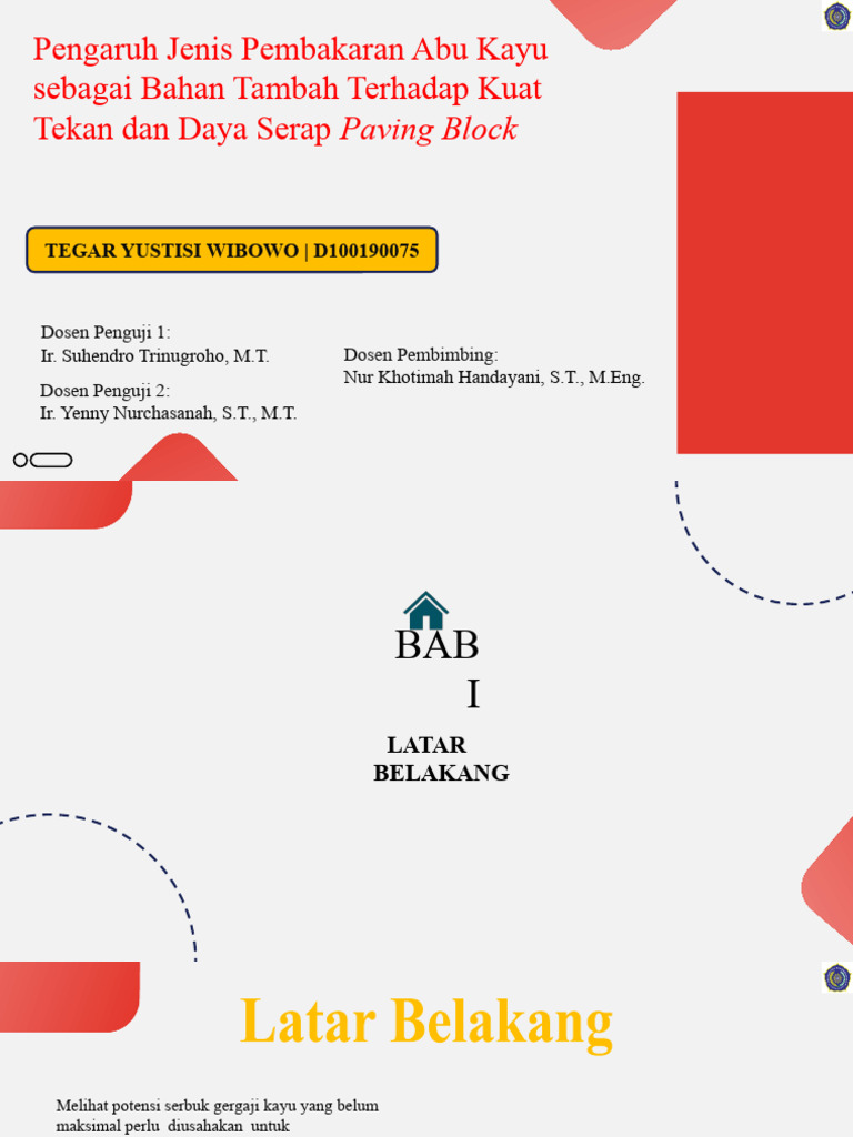 Pengaruh Abu Kayu pada Paving Block | PDF