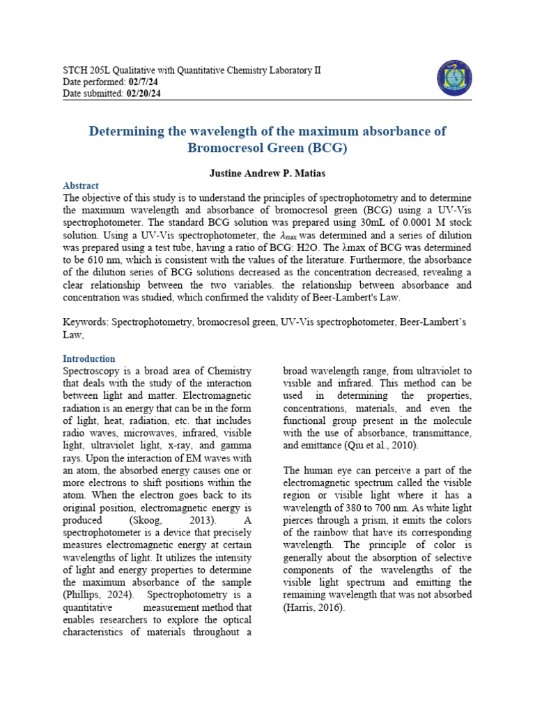 Determining-the-wavelength-of-the-maximum-absorbance-of-Bromocresol ...