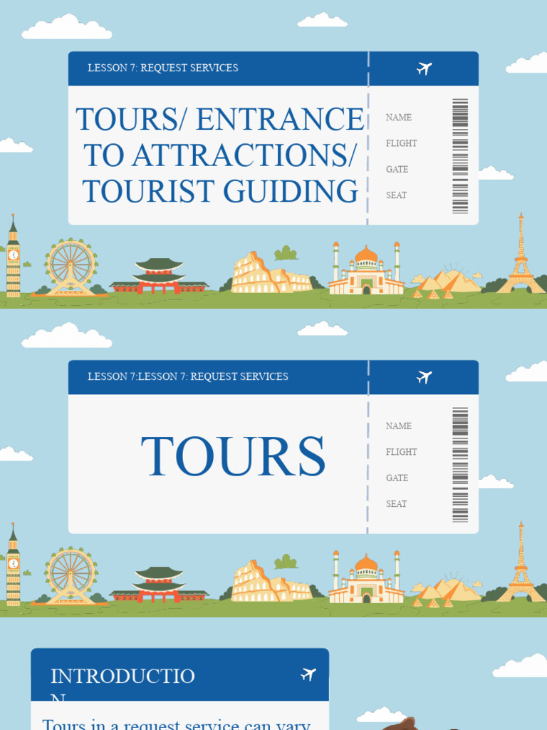 Requesting Tourist Services Guide | PDF | Tourism | Amusement Park