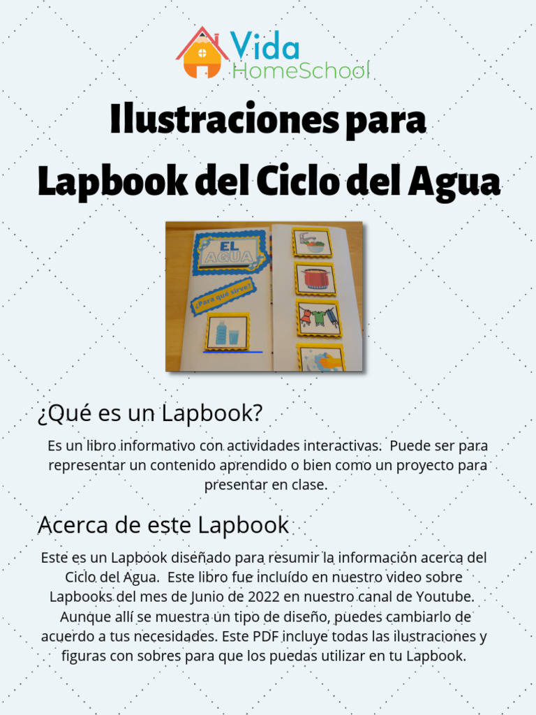Lapbook del Ciclo del Agua Interactivo | PDF | Hidrología | Agua