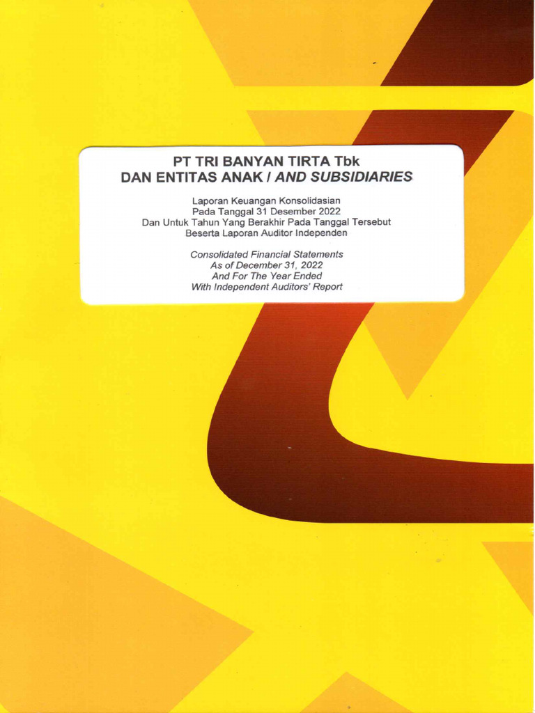 Laporan Keuangan Konsolidasi 2022 | PDF