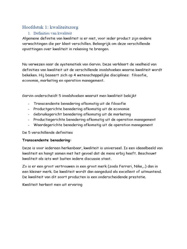 Hoofdstuk 1 | PDF