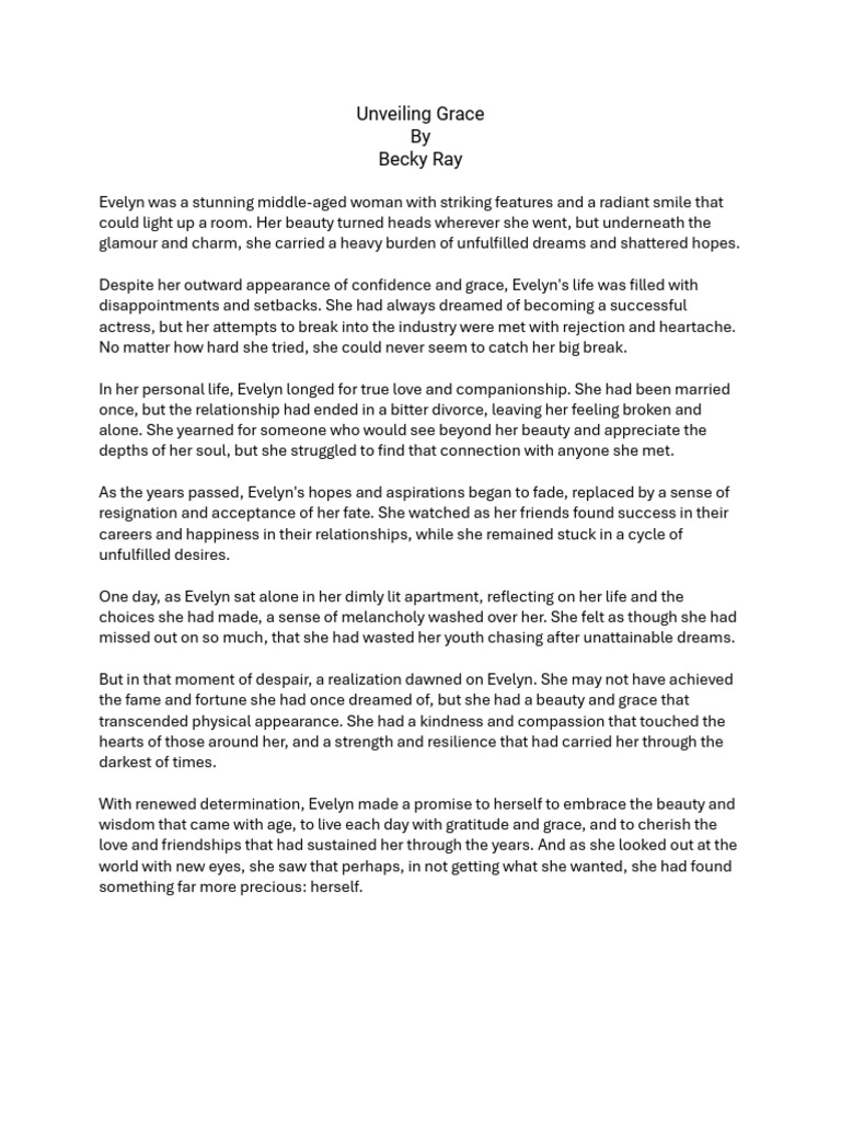 Unveiling Grace | PDF