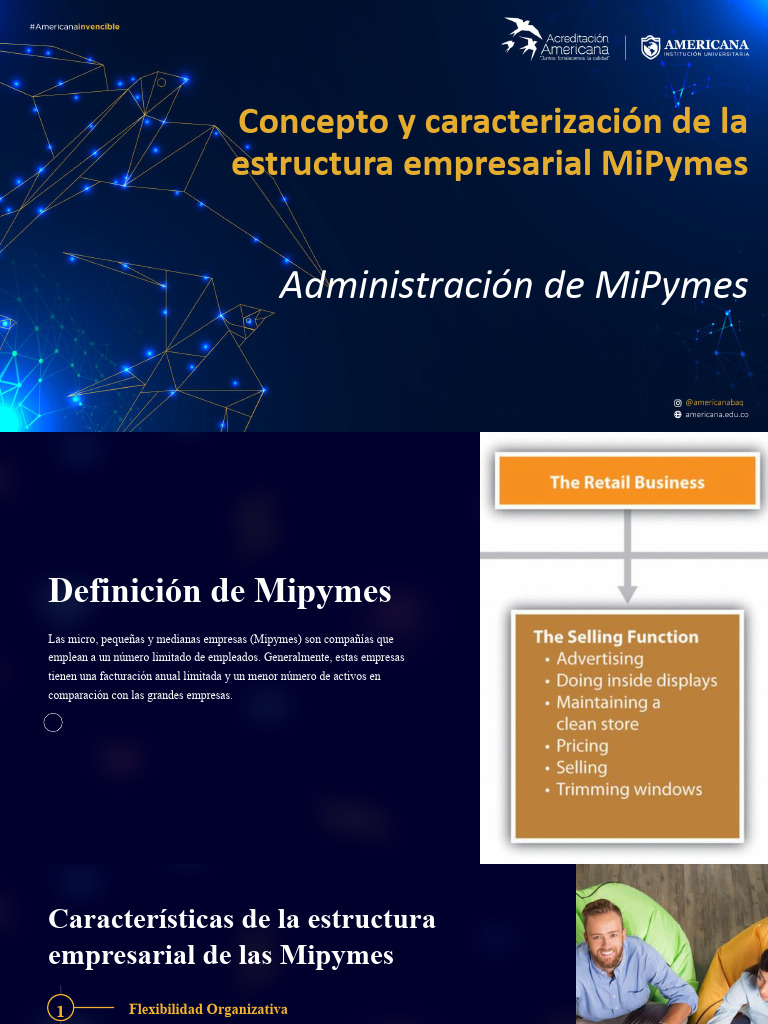Concepto y Caracterización de La Estructura Empresarial Mipymes ...