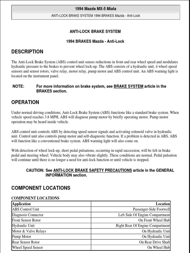 03-Antilock Brakes | PDF | Anti Lock Braking System | Brake