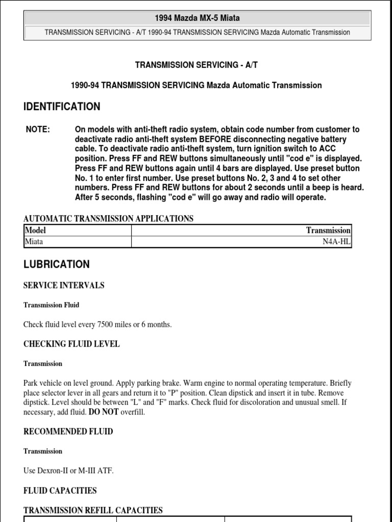 04-Auto Transmission Service | PDF | Automatic Transmission | Valve