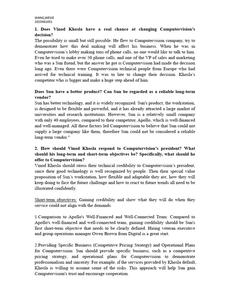 Week 9-Case Write Up | PDF | Employment | Reputation