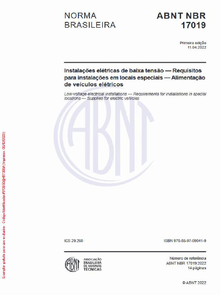 NBR 17019-2022 | PDF