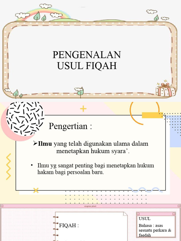 Pengenalan Usul Fiqah Pdf
