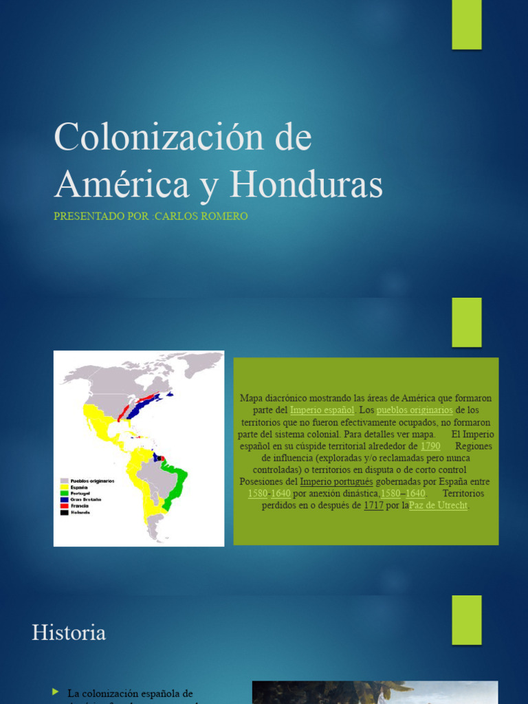 Colonizacion de Honduras | PDF | Colonización española de las Américas ...