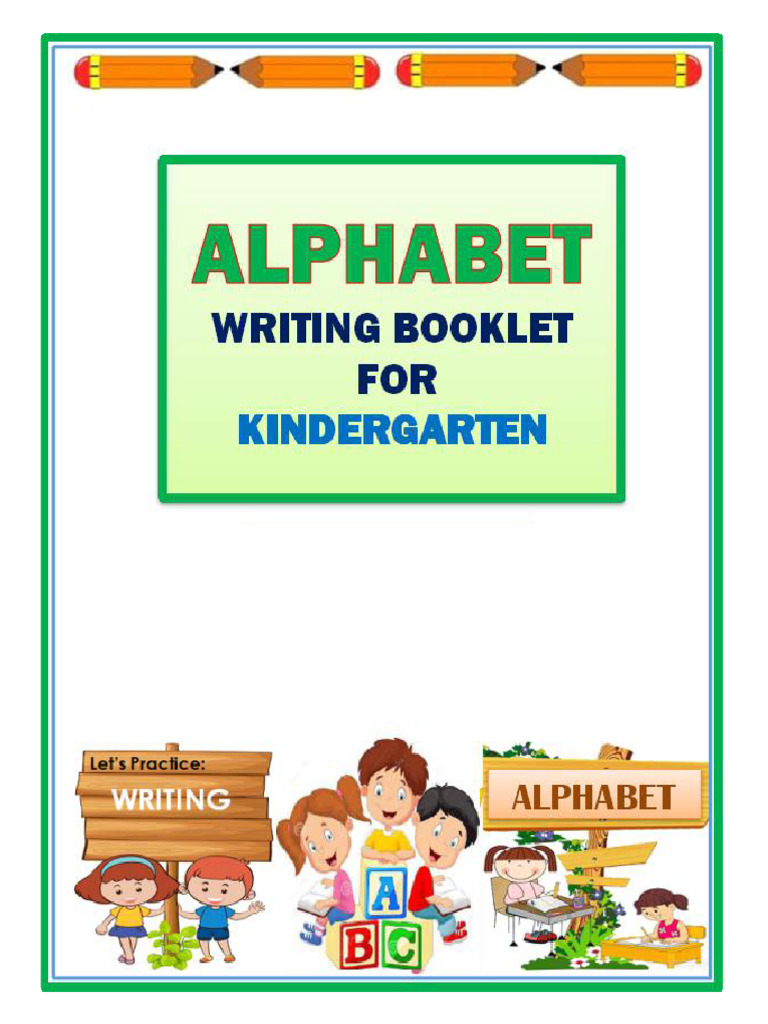 Alphabet Writing Booklet For Kindergarten | PDF