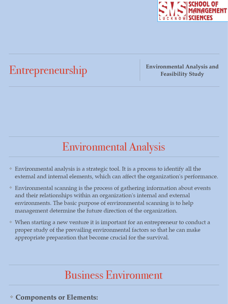 Environmental and Feasibility Analysis | PDF | Feasibility Study | Expense Environmental and Feasibility Analysis | PDF | Feasibility Study | Expense