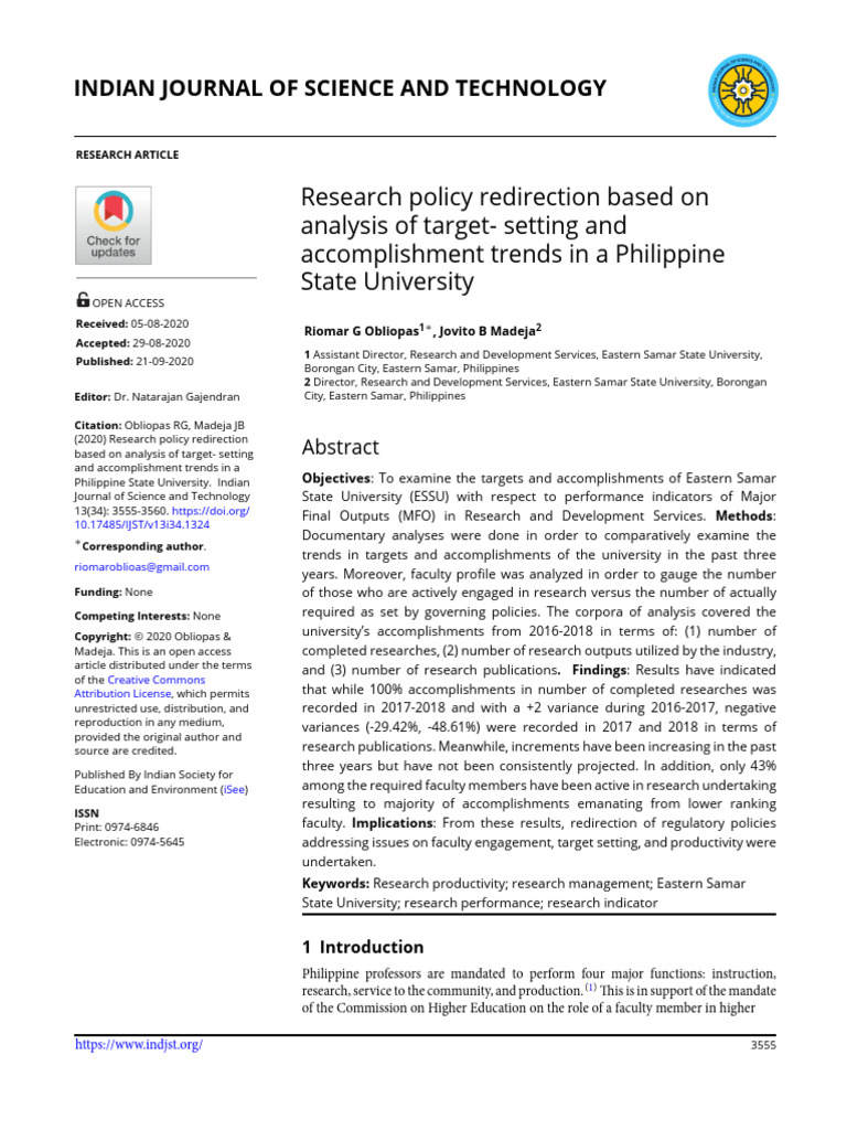 Imrad Sample | PDF | Performance Indicator | Policy