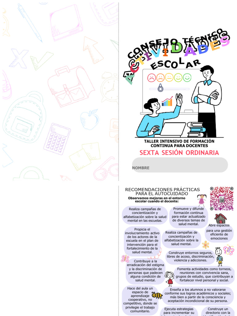 Cuadernillo Cte 6 | PDF | Salud mental | Aprendizaje