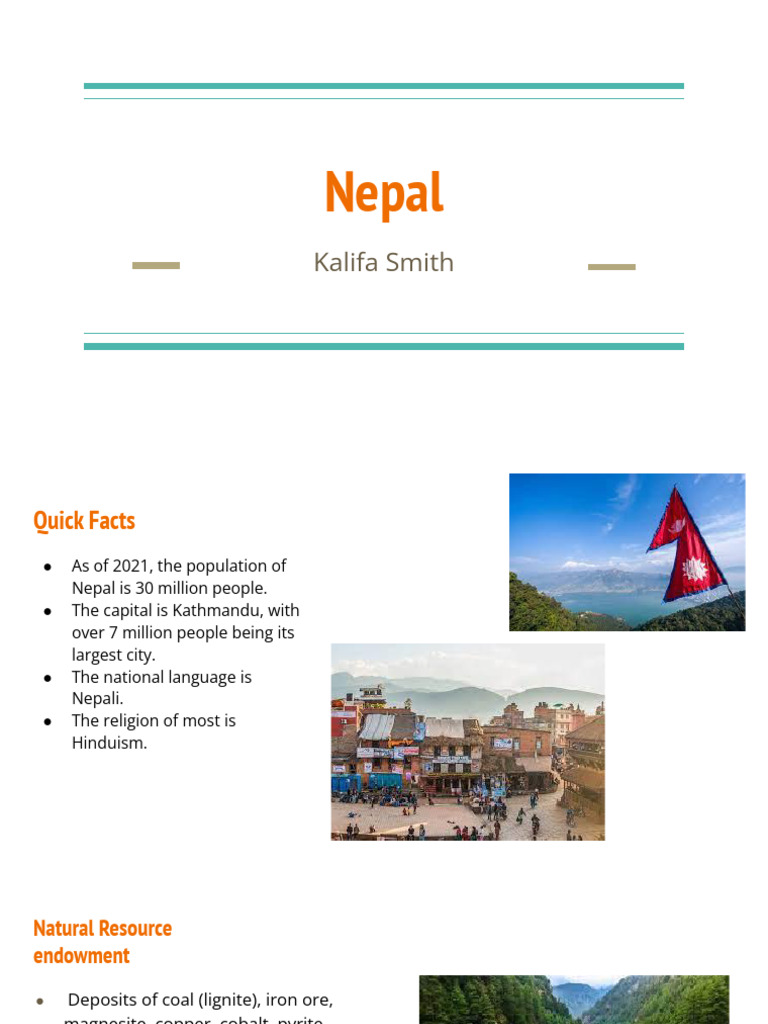 nepal presentation 1 | PDF | Nepal | Inflation