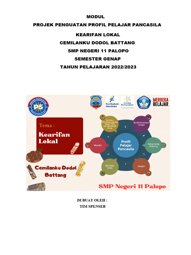 Modul Kearifan Lokal - Dodol | PDF