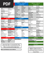 JCPS Communications School Start Time List Update | PDF