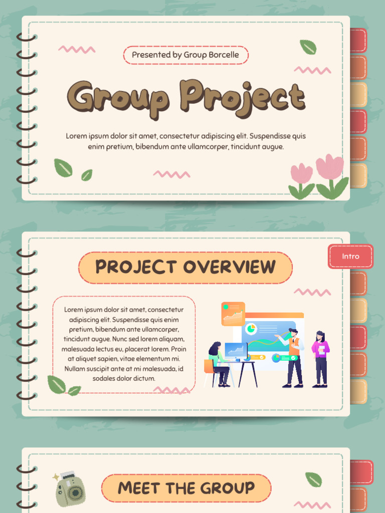 Green Yellow Aesthetic Cute Notebook Group Project Presentation_20240429_214844_0000 | PDF