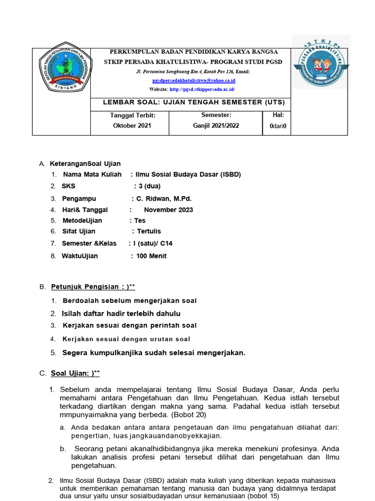 Uts Isbd Dimas Apriza c14 | PDF | Ilmu Sosial | Sains & Matematika