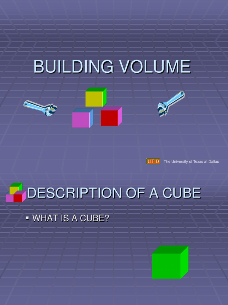 Building Volume: The University of Texas at Dallas | PDF | Geometric ...