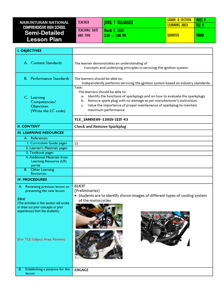 Sample DLP in TLE (7es) | Download Free PDF | Combustion | Electricity