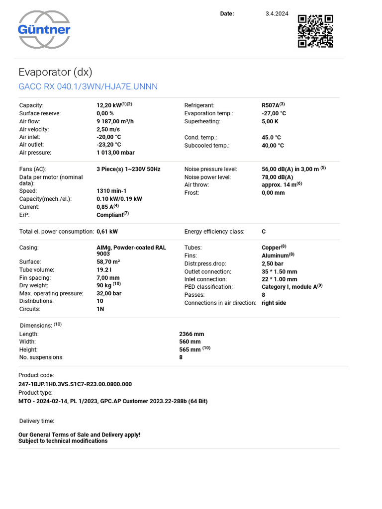Gacc RX 040 1 3WN Hja7e Unnn | PDF | Pressure | Mechanical Engineering