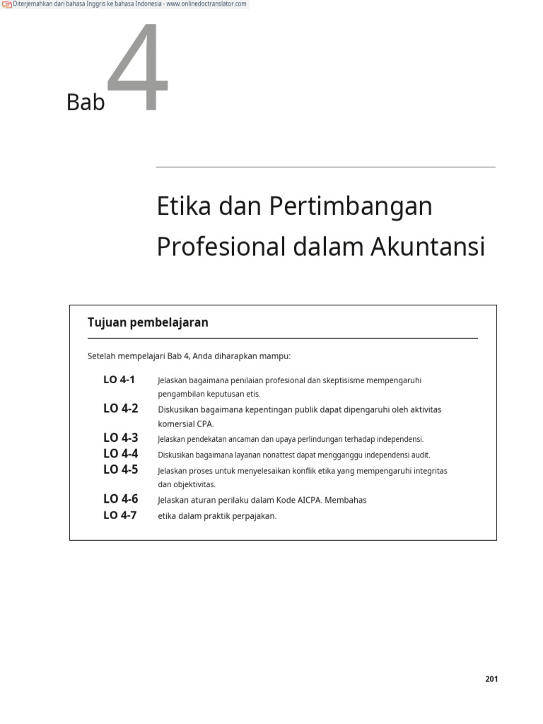 Etika Profesional dalam Akuntansi | PDF | Bisnis