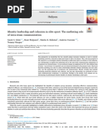 Carron's Model of Team Cohesion Factors | PDF | Leadership | Group ...