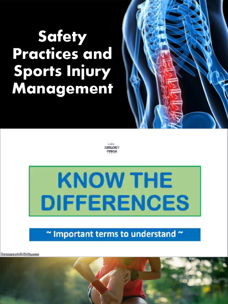 Safety Practices and Sports Injury | PDF | Self-Improvement | Wellness