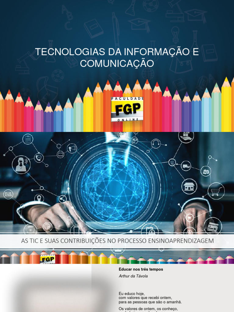 Aula4-AS TIC E SUAS CONTRIBUICOES NO ENSINO APRENDIZAGEM | PDF ...