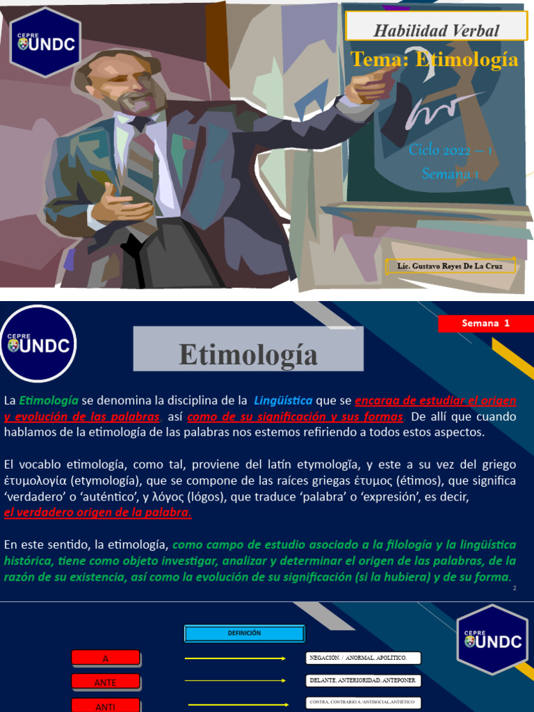 Introducción a la Etimología | PDF | Lingüística