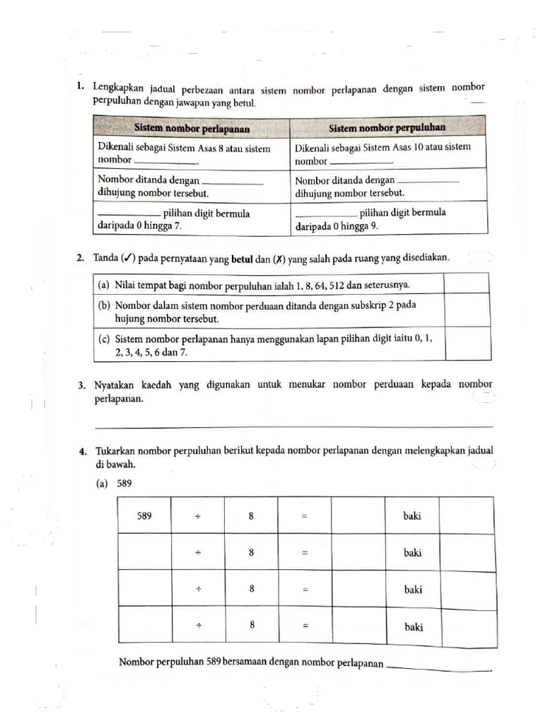 Soalan Ask Form2 Upt1 2023 | PDF
