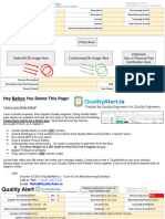 Quality Alert Template Excel Rev A | PDF | Software | Computing