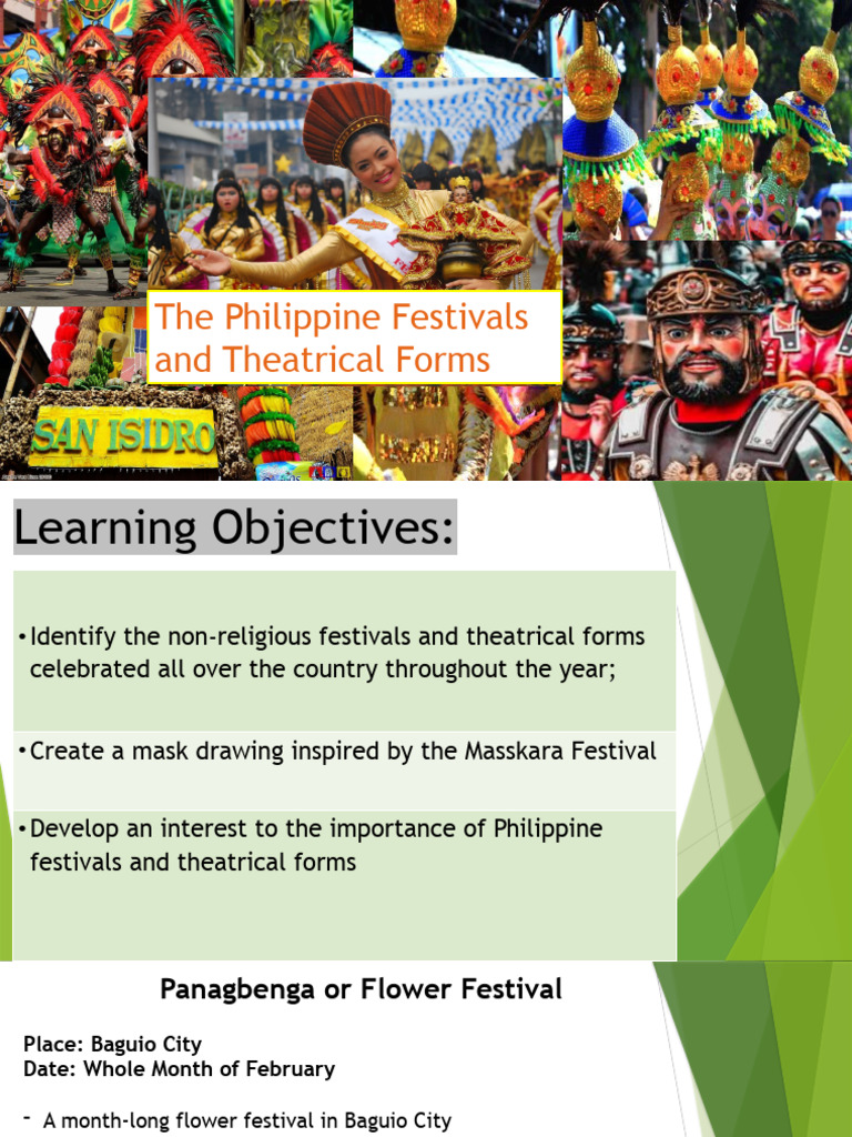 Philippine Festivals and Theatrical Arts | PDF | Cebu | Flowers