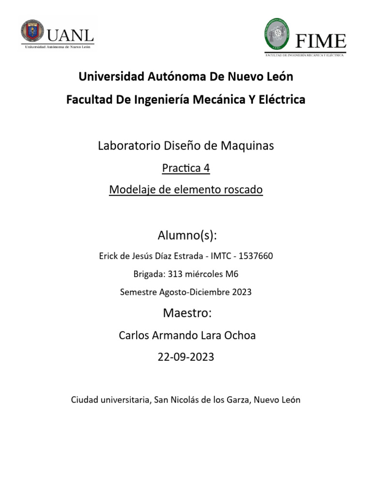 P4 Lab Diseño de Maquinas | PDF | Estandarización
