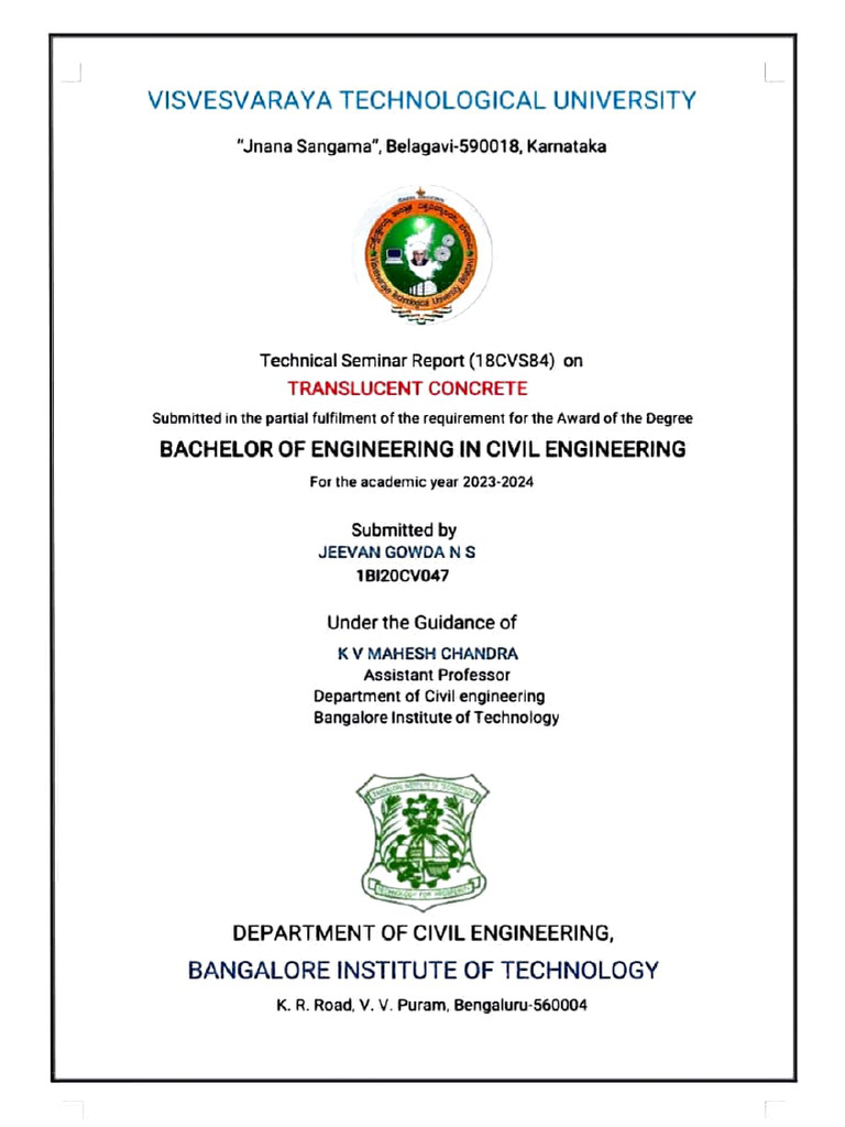 Civil Related Front Side Document | PDF | Bangalore | Engineering
